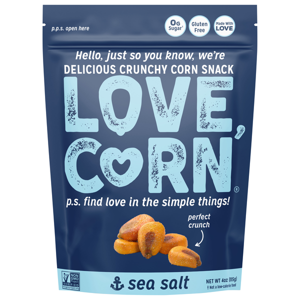 Save on Love Corn Premium Crunchy Sea Salt Corn Snack Order Online ...