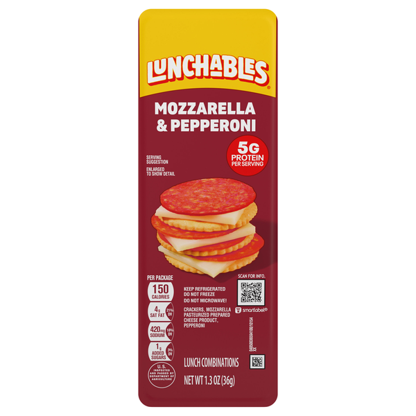 Save on Lunchables Mozzarella & Pepperoni Order Online Delivery | GIANT