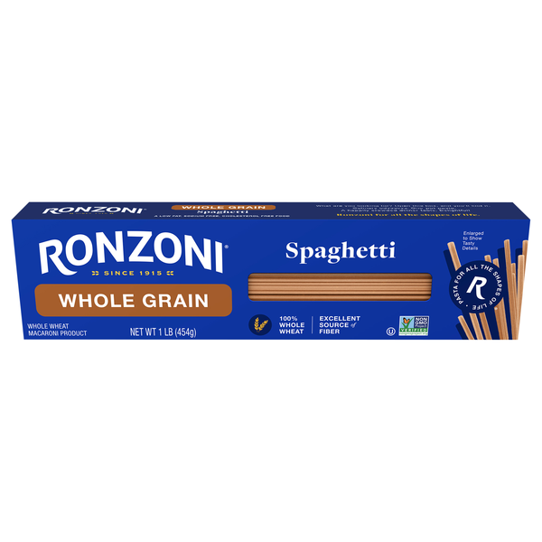 Save on Ronzoni Whole Grain Whole Wheat Spaghetti Pasta Order Online ...