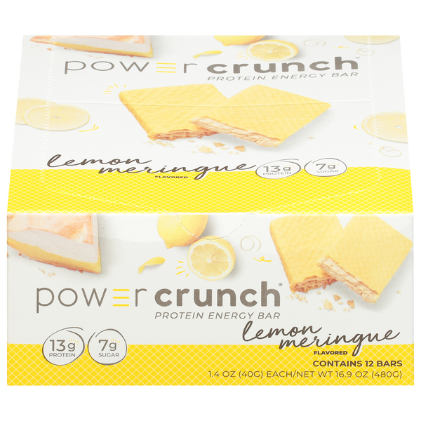 Save on Power Crunch Lemon Meringue 13g Protein Energy Bar - 12 ct ...