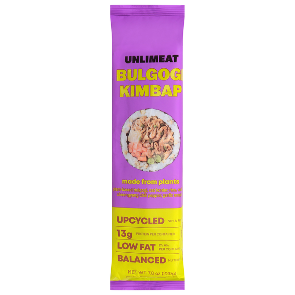 Save on Unlimeat Plant-Based Bulgogi Kimbap Roll Frozen Order Online ...