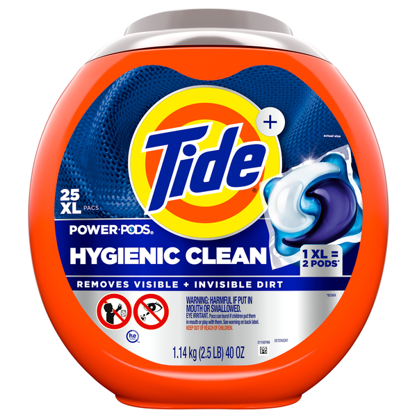 Save on Tide+ Power PODS Hygienic Clean Heavy Duty Original Laundry ...