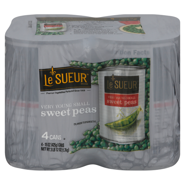 Save on Le Sueur Very Young Small Sweet Peas - 4 ct Order Online ...