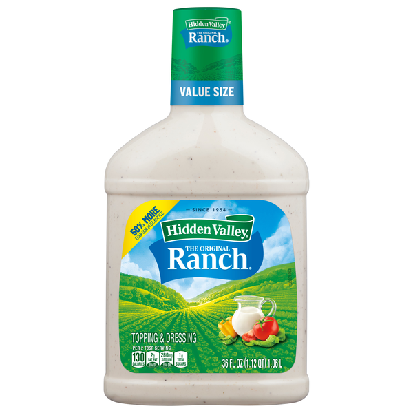 Save on Hidden Valley The Original Ranch Topping & Dressing Order ...