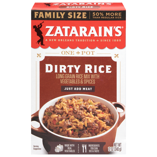 Save on Zatarain's One Pot Dirty Rice Mix Family Size Order Online ...