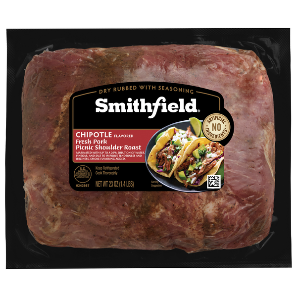Save on Smithfield Chipotle Flavored Pork Picnic Shoulder Roast Fresh ...