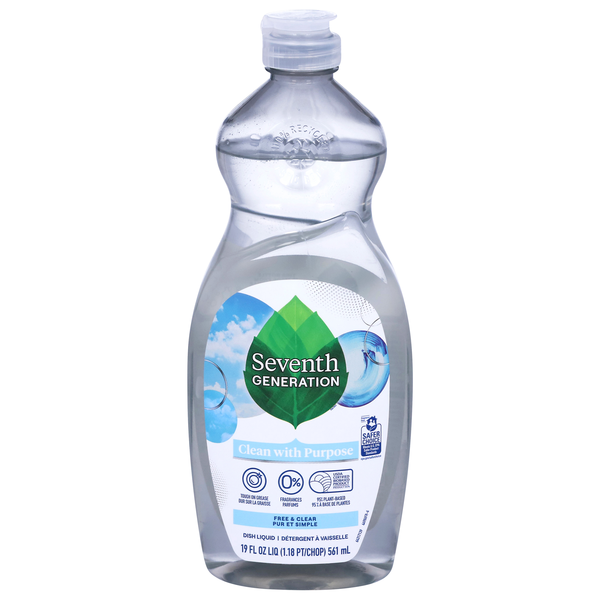 Save on Seventh Generation Powered by Plants Free & Clear Liquid Dish ...