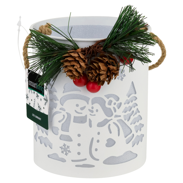 Save on Smart Living Holiday LED Metal Luminary White Order Online ...