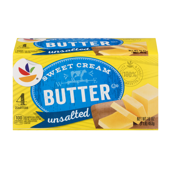 Save on Our Brand Unsalted Sweet Cream Butter Sticks - 4 ct Order ...