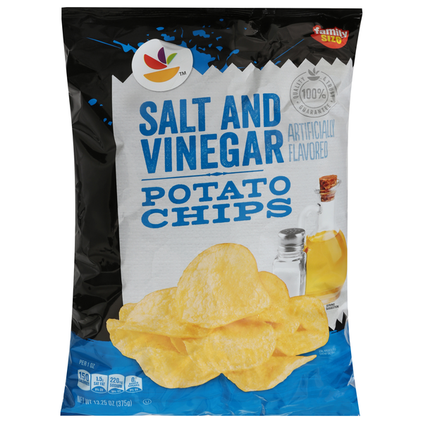 Save on Our Brand Salt & Vinegar Potato Chips Family Size Order Online ...