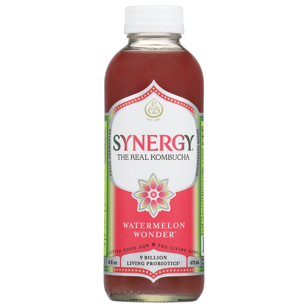 Save on GT's Synergy Organic Watermelon Wonder Raw Kombucha Order ...