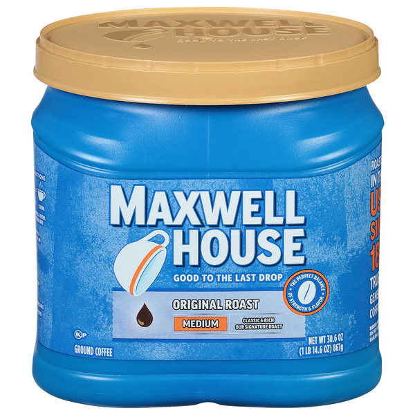 Save on Maxwell House Original Medium Roast Ground Coffee Order Online ...