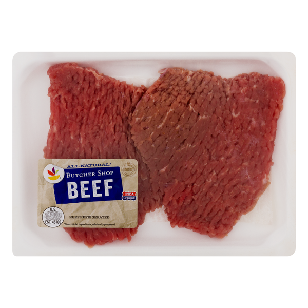 Save on Stop & Shop USDA Choice Beef Bottom Round Cube Steak - 2 ct ...