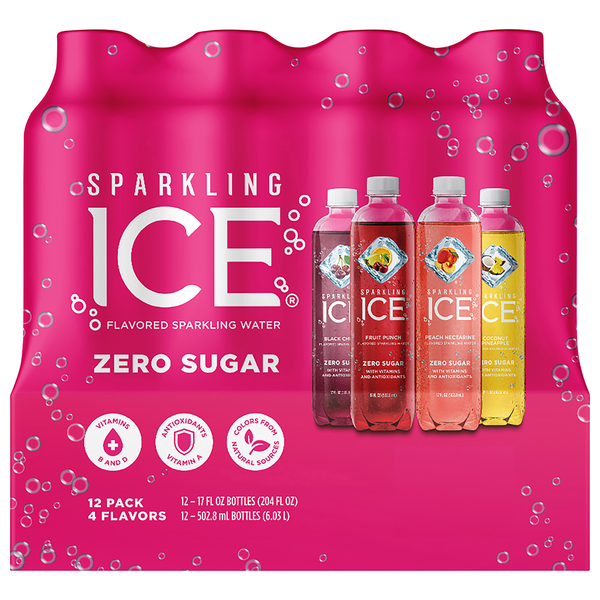 Save on Sparkling Ice Zero Sugar Pink Variety Pack Sparkling Water - 12 pk Order Online Delivery ...