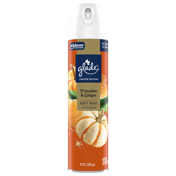 Save on Glade Pumpkin & Ginger Soft Mist Air Freshener Spray Order ...