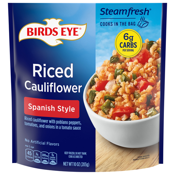 Save on Birds Eye Steamfresh Spanish Style Riced Cauliflower Frozen ...