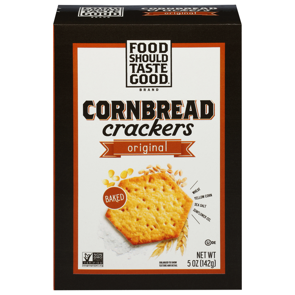 Save on Food Should Taste Good Original Baked Cornbread Crackers Order ...