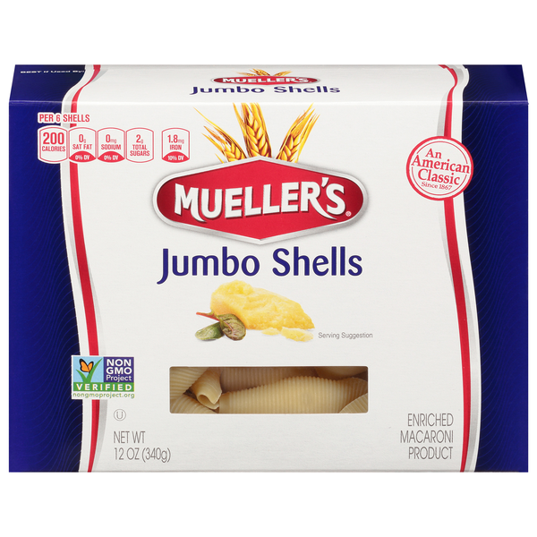 Save on Mueller's Jumbo Pasta Shells Order Online Delivery | Food Lion
