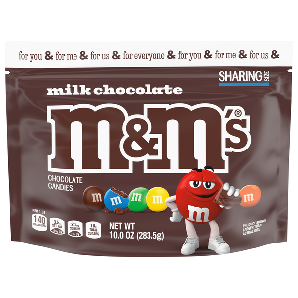 Save on M&M's Milk Chocolate Candy Sharing Size Order Online Delivery ...