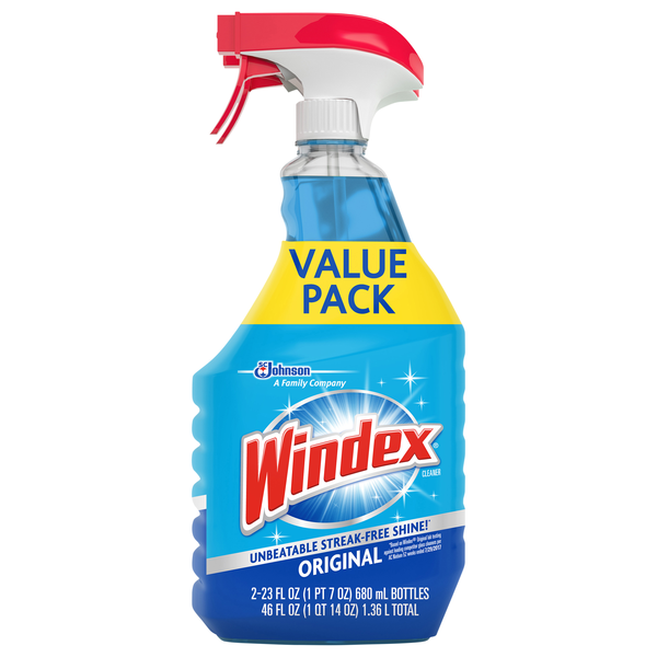 Save on Windex Streak-Free Original Glass Cleaner Trigger Spray - 2 ct ...