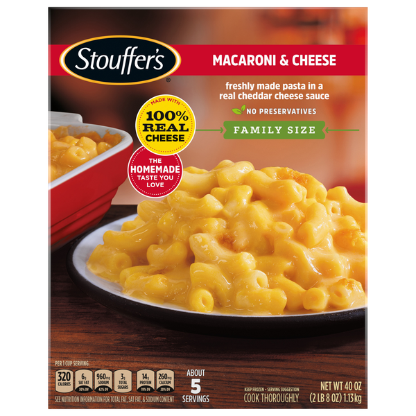 Save on Stouffer's Macaroni & Cheese Family Size Serves - 5 Order ...