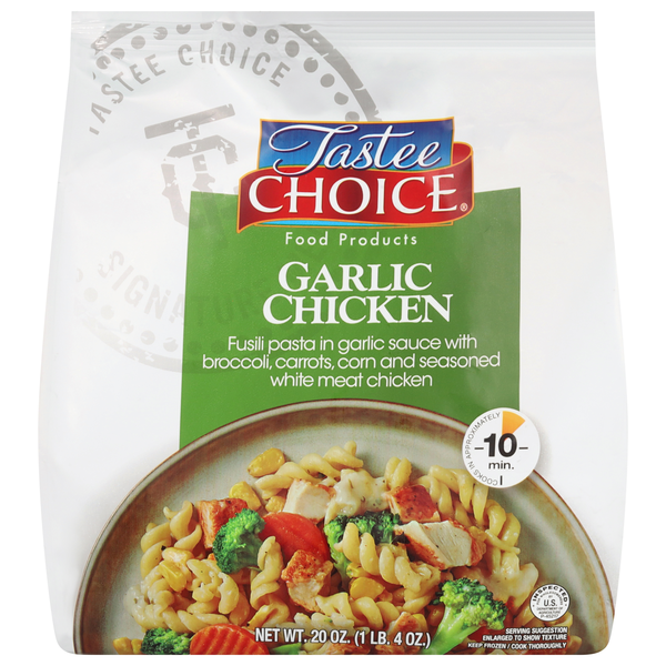 Save on Tastee Choice Garlic Chicken Frozen Skillet Meal Order Online ...