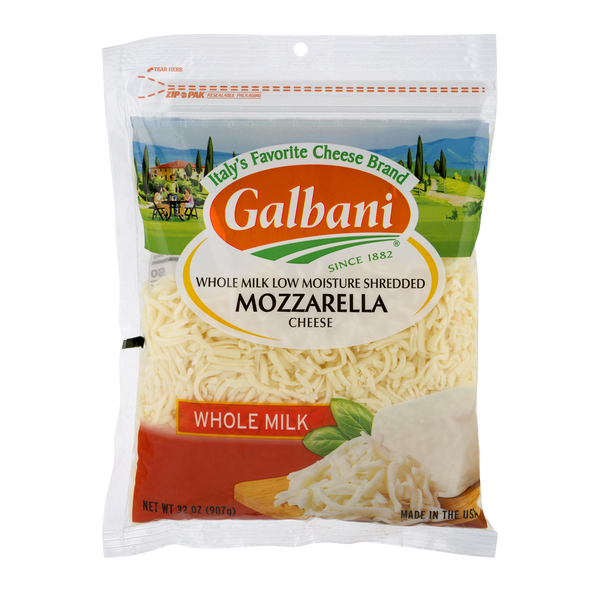 Save on Galbani Shredded Whole Milk Mozzarella Cheese Order Online ...