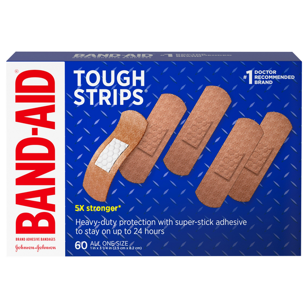 Save on Band-Aid Brand Tough Strips All One Size Order Online Delivery ...