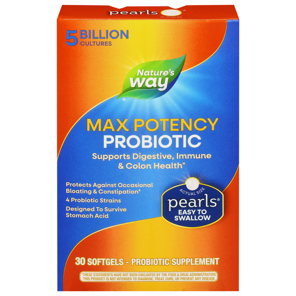 Save on Nature's Way Max Potency Probiotic Softgels Order Online ...