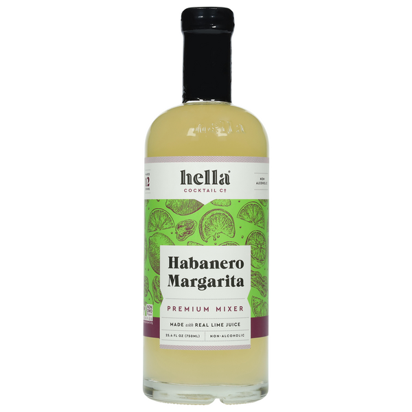 Save on Hella Cocktails Habanero Margarita Premium Mixer Non-Alcoholic ...
