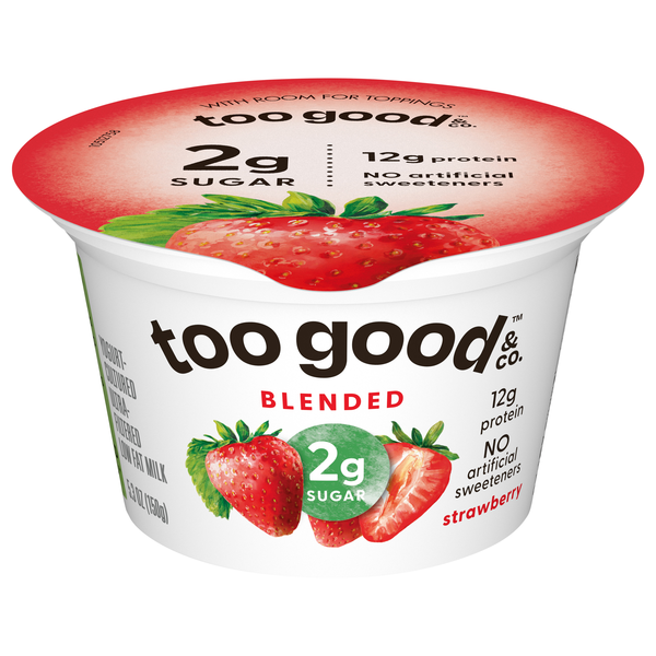 Save on Too Good & Co. Low Sugar Low Fat Strawberry Greek Yogurt Cup ...