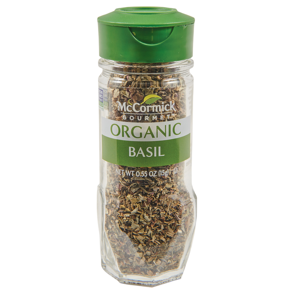 Save on McCormick Gourmet Organic Basil Leaves Order Online Delivery ...