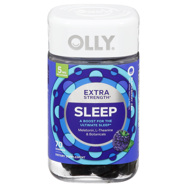 Save on Olly Sleep Melatonin Extra Strength Gummies Blackberry Zen ... Save on Olly Sleep Melatonin Extra Strength Gummies Blackberry Zen ...