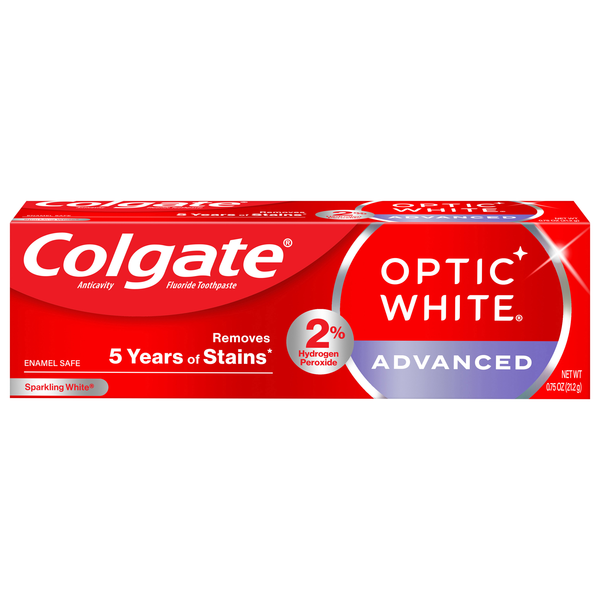 Save on Colgate Optic White Advanced Whitening Toothpaste Sparkling ...