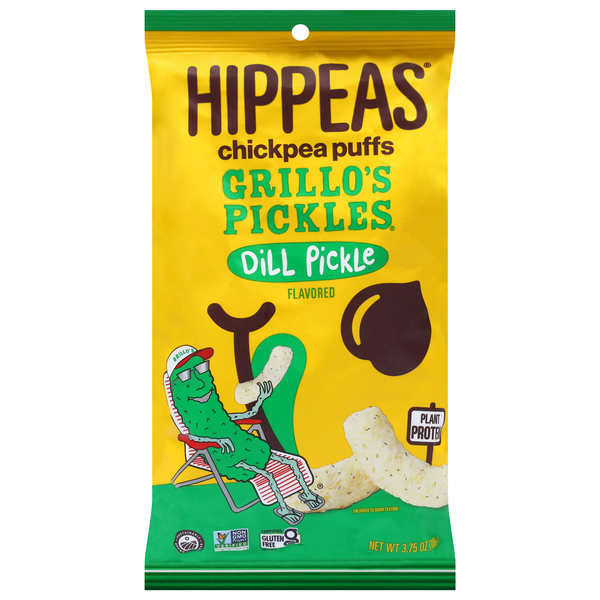 Save on Hippeas Grillo's Pickles Dill Pickle Flavored Chickpea Puffs ...
