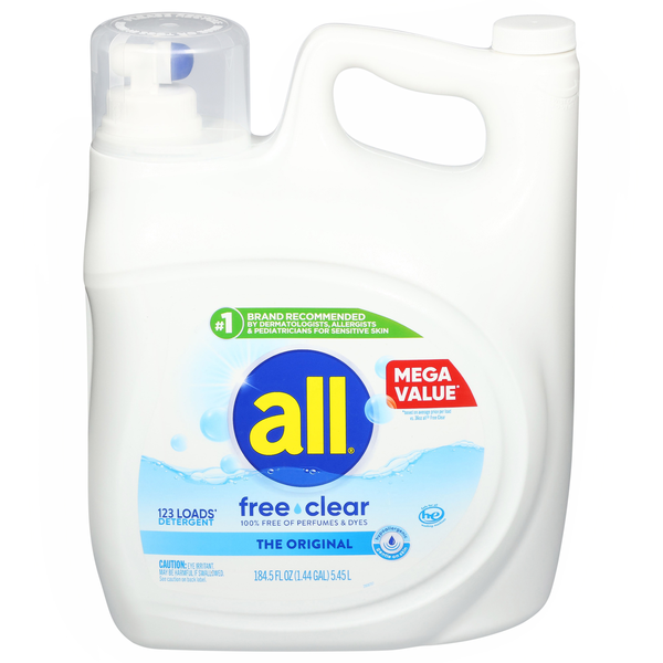 Save on all Original Free & Clear Liquid Laundry Detergent Order Online ...