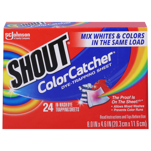 Save on Shout Color Catcher In-Wash Dye-Trapping Sheets Order Online ...