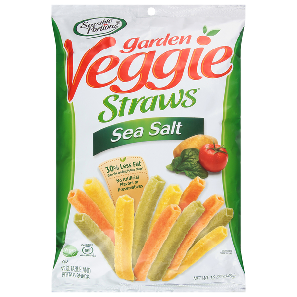 Save on Sensible Portions Gluten Free Sea Salt Garden Veggie Straws ...