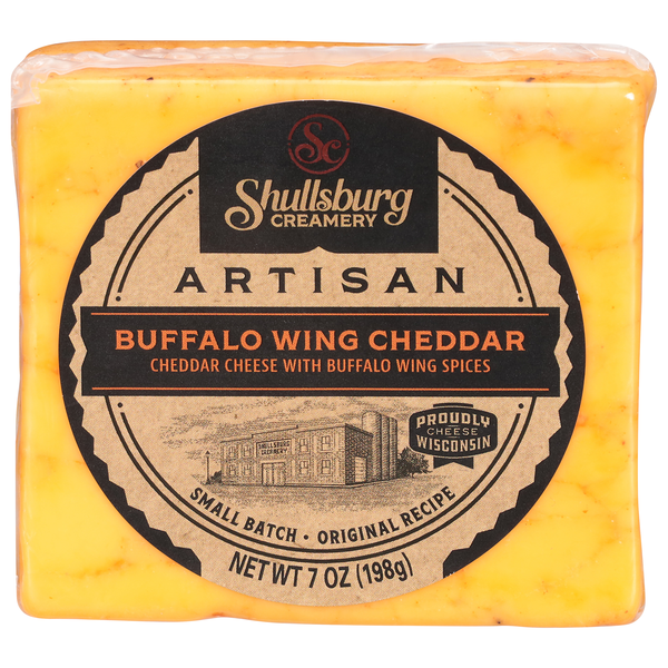 Save on Shullsburg Creamery Artisan Buffalo Wing Cheddar Cheese Block ...