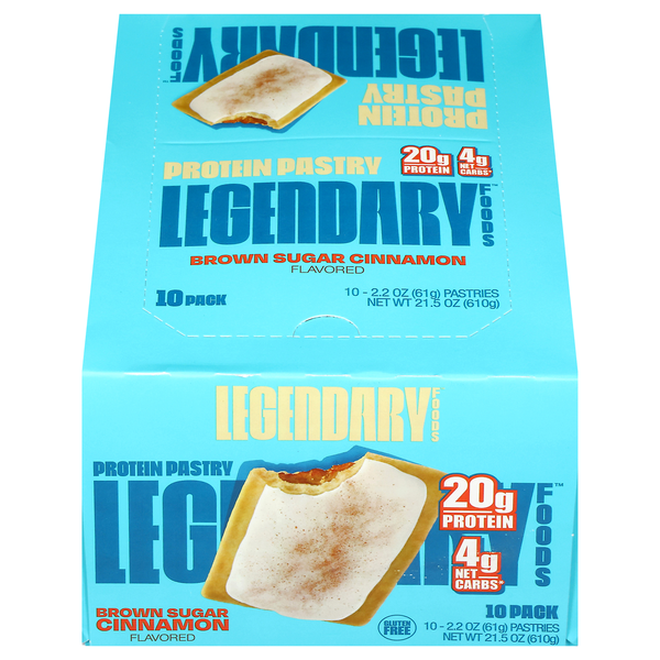Save on Legendary Foods Brown Sugar Cinnamon Protein Pastry - 10 ct ...