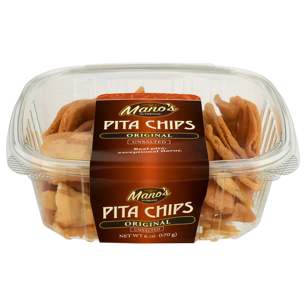 Save on Mano's Original Unsalted Pita Chips Order Online Delivery ...