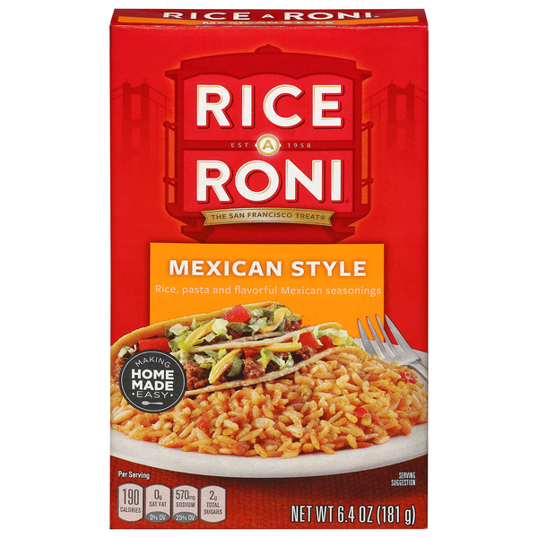 Save on Rice-A-Roni Mexican Style Seasoning Order Online Delivery | Giant