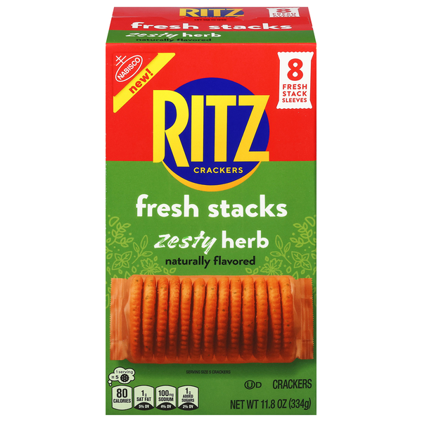 Save on Nabisco Ritz Fresh Stacks Zesty Herb Crackers - 8 ct Order ...
