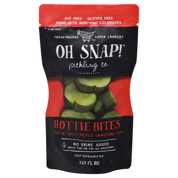 Save on OH SNAP! Hottie Bites Pickle Snacking Cuts Hot n' Spicy Order ...