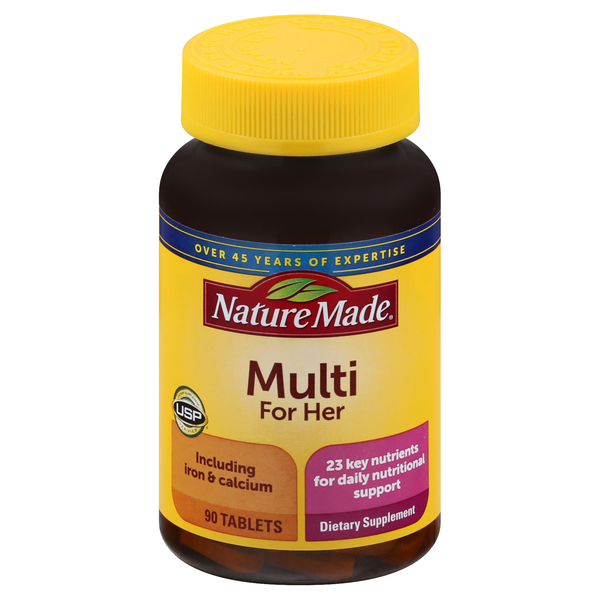 Save on Nature Made Multi for Her with Iron & Calcium Dietary ...