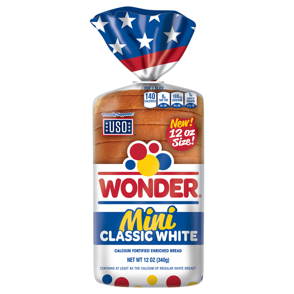Save on Wonder Mini Classic White Sliced Bread Order Online Delivery ...