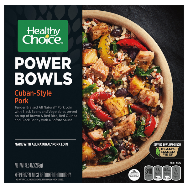 Save on Healthy Choice Power Bowls Cuban-Style Pork Frozen Meal Order ...