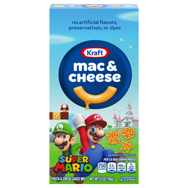 Save on Kraft Super Mario Bros Shapes Macaroni & Cheese Dinner Order ...