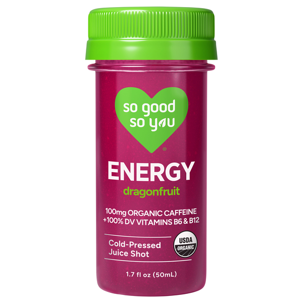 Save on So Good So You Organic Energy Dragonfruit Juice Shot Order ...