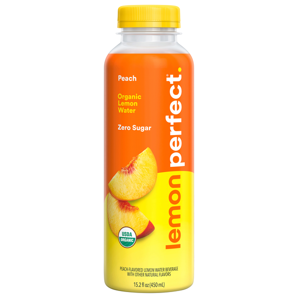 Save on Lemon Perfect Organic Zero Sugar Peach Raspberry Lemon Water ...